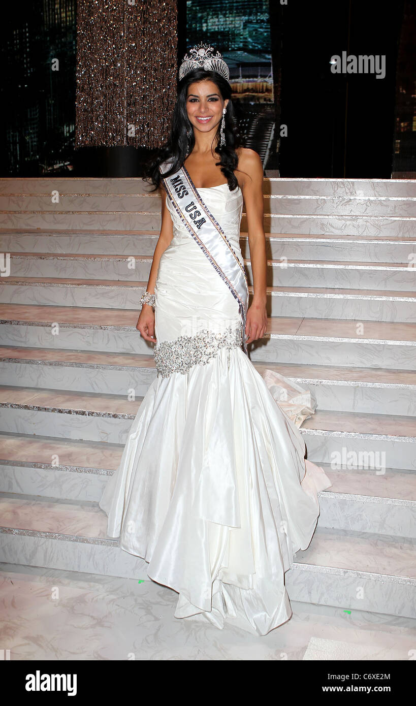 Miss Michigan, Rima Fakih, who was crowned 'Miss USA 2010' at Planet ...