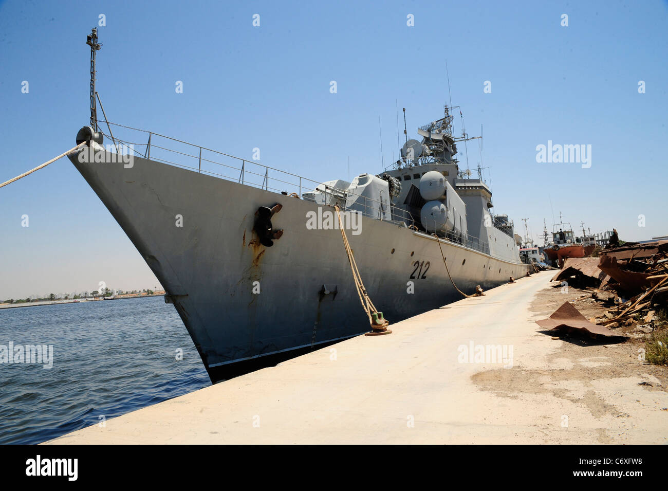 KONI CLASS FRIGATES Al Hani of Libya hull no. 212 of the Gaddafi nave ...