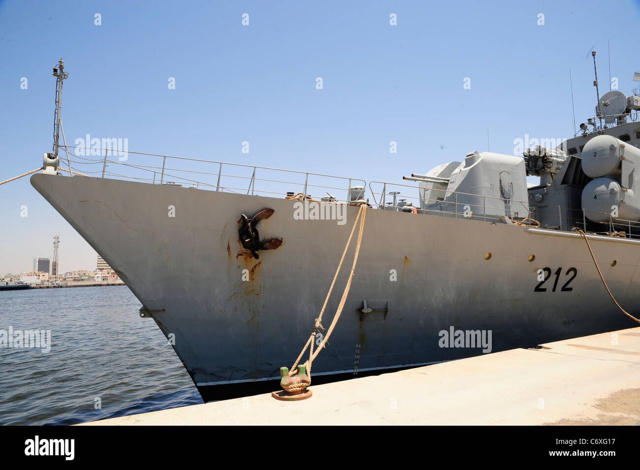 KONI CLASS FRIGATES Al Hani of Libya hull no. 212 of the Gaddafi nave ...