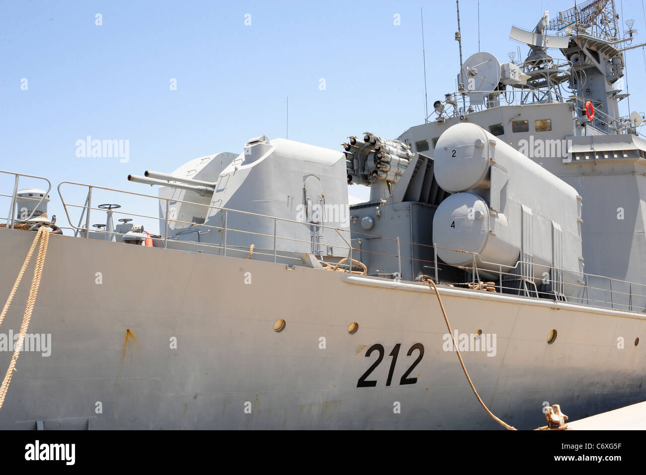 KONI CLASS FRIGATES Al Hani of Libya hull no. 212 of the Gaddafi nave ...