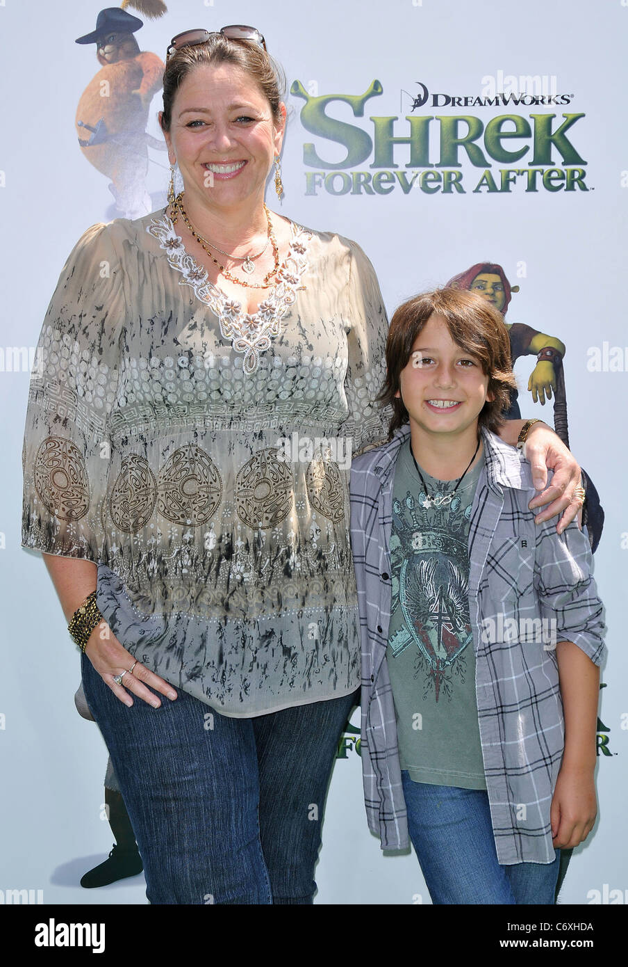 Camryn Manheim with her son Milo 'Shrek Forever After' Los Angeles ...