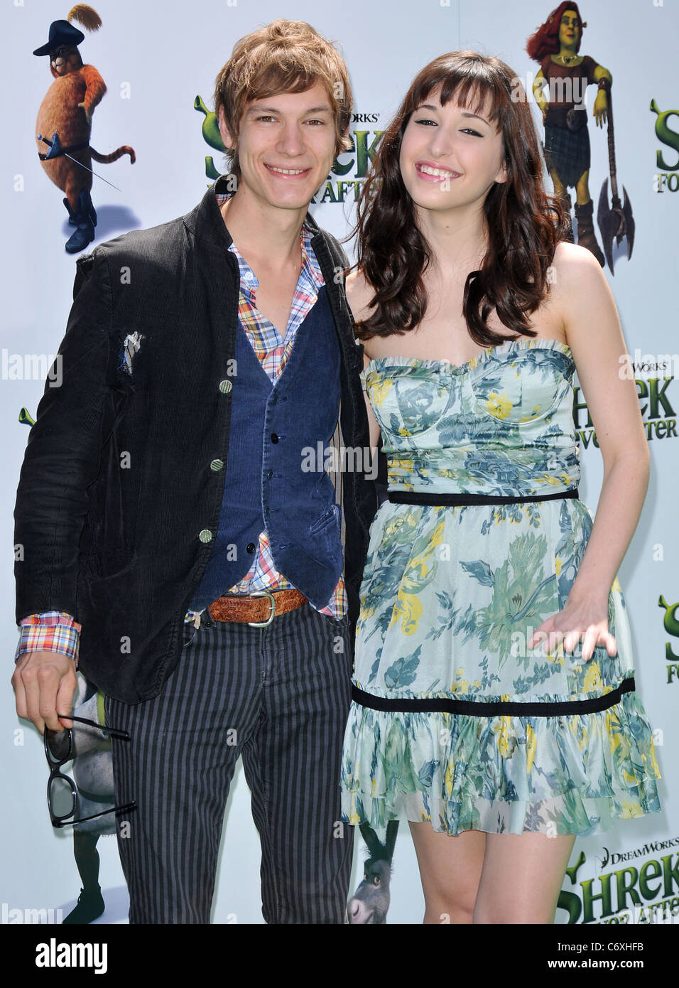 Landon Pigg and Lucy Schwartz 'Shrek Forever After' Los Angeles ...