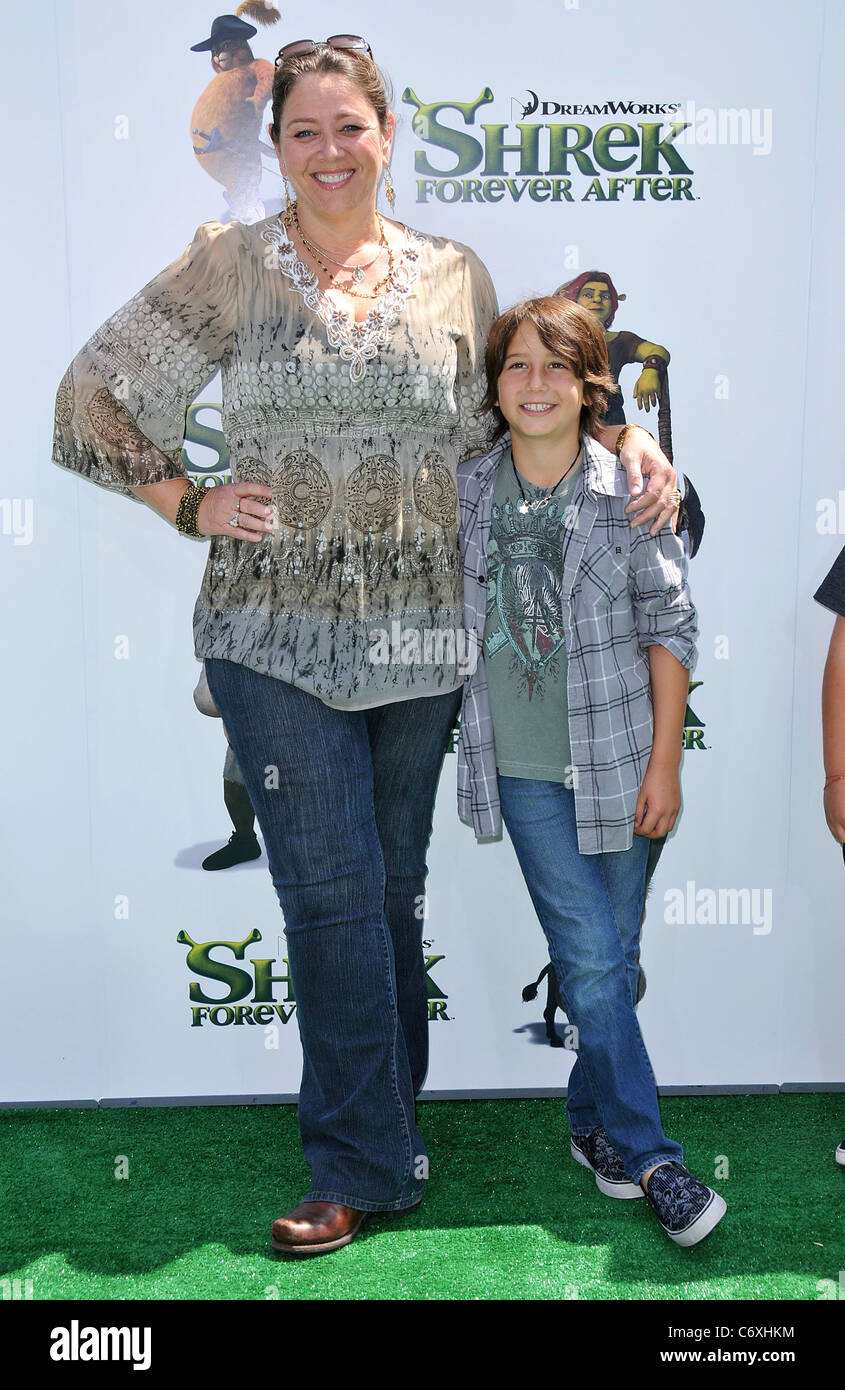 Camryn Manheim with her son Milo 'Shrek Forever After' Los Angeles ...