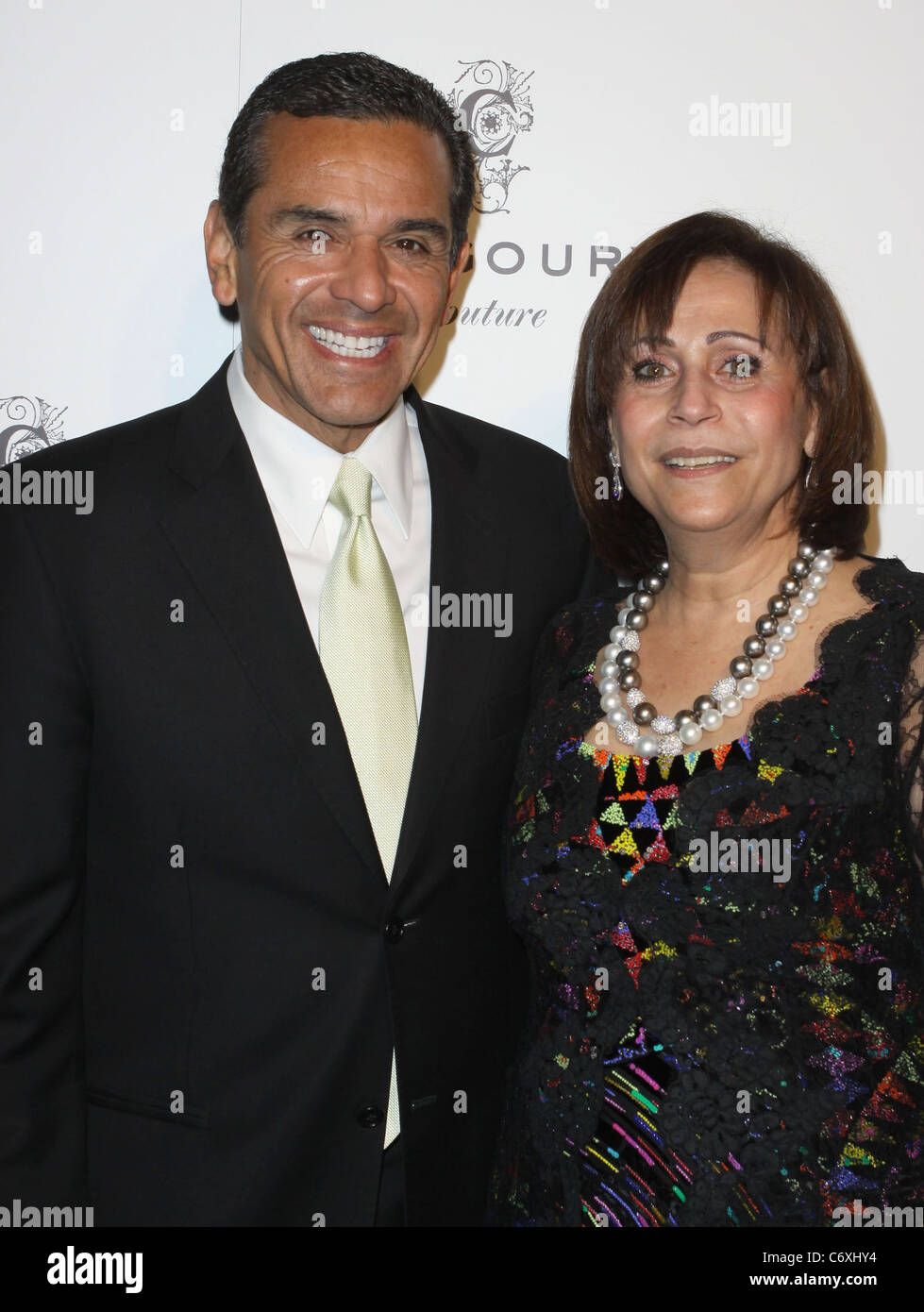 Los Angeles Mayor Antonio Villaraigosa, Beatrice Chagoury Fashion ...