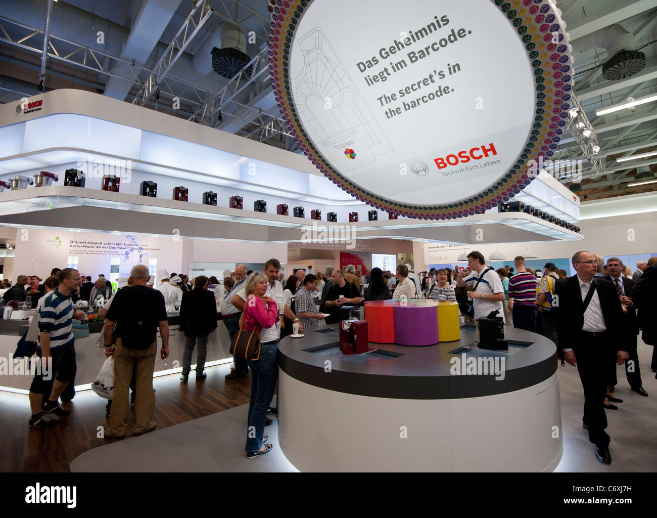 Bosch display stand at IFA consumer electronics trade fair in Berlin ...