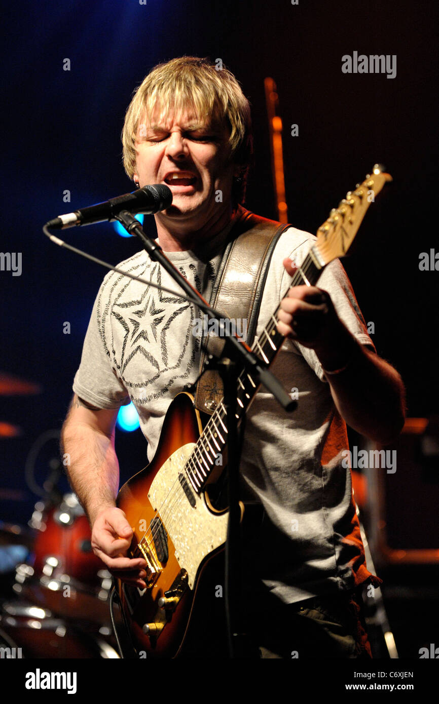 Mike Turner aka Emtee of band 'Crash Karma' performing live on stage at ...