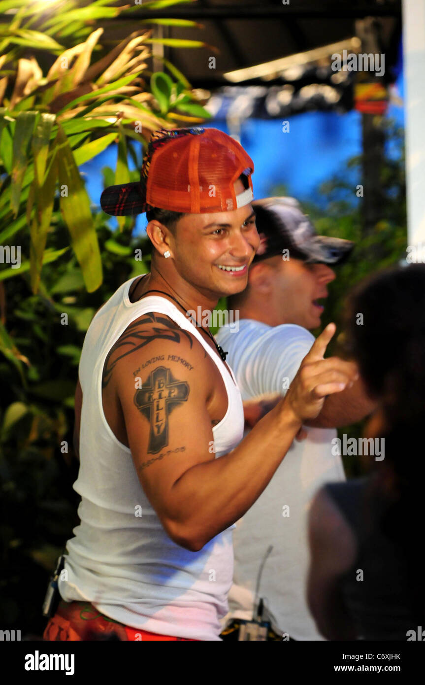 Paul 'DJ Pauly D' Del Vecchio was spotted out and about in Miami Beach ...
