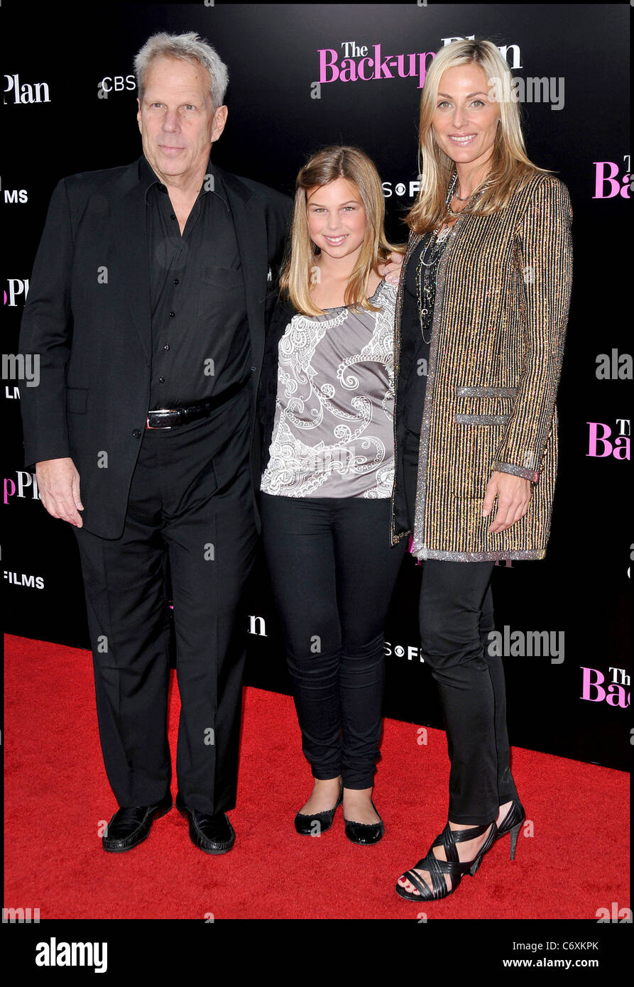Steve Tisch with Jamie Alexander Tisch and their daughter Los Angeles ...