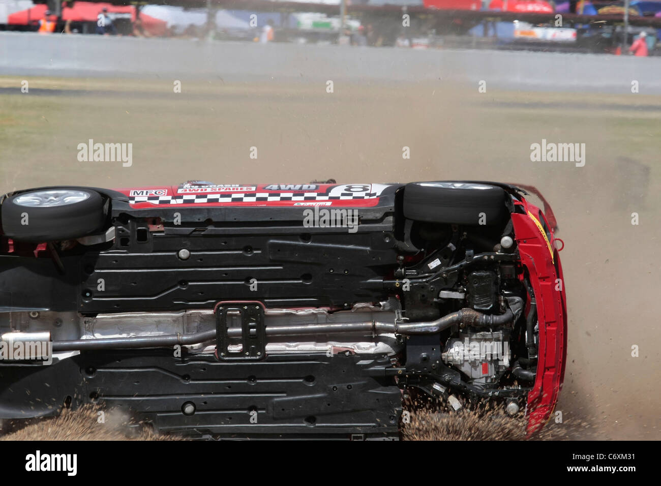 Mini Challenge driver Kain Magro rode up the side of Sarah Harley and ...