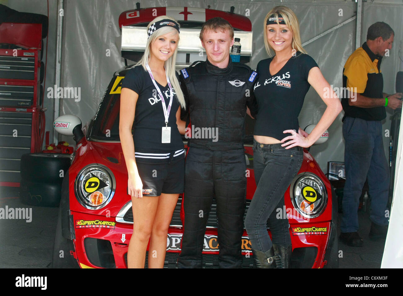 Mini Challenge driver Kain Magro rode up the side of Sarah Harley and ...