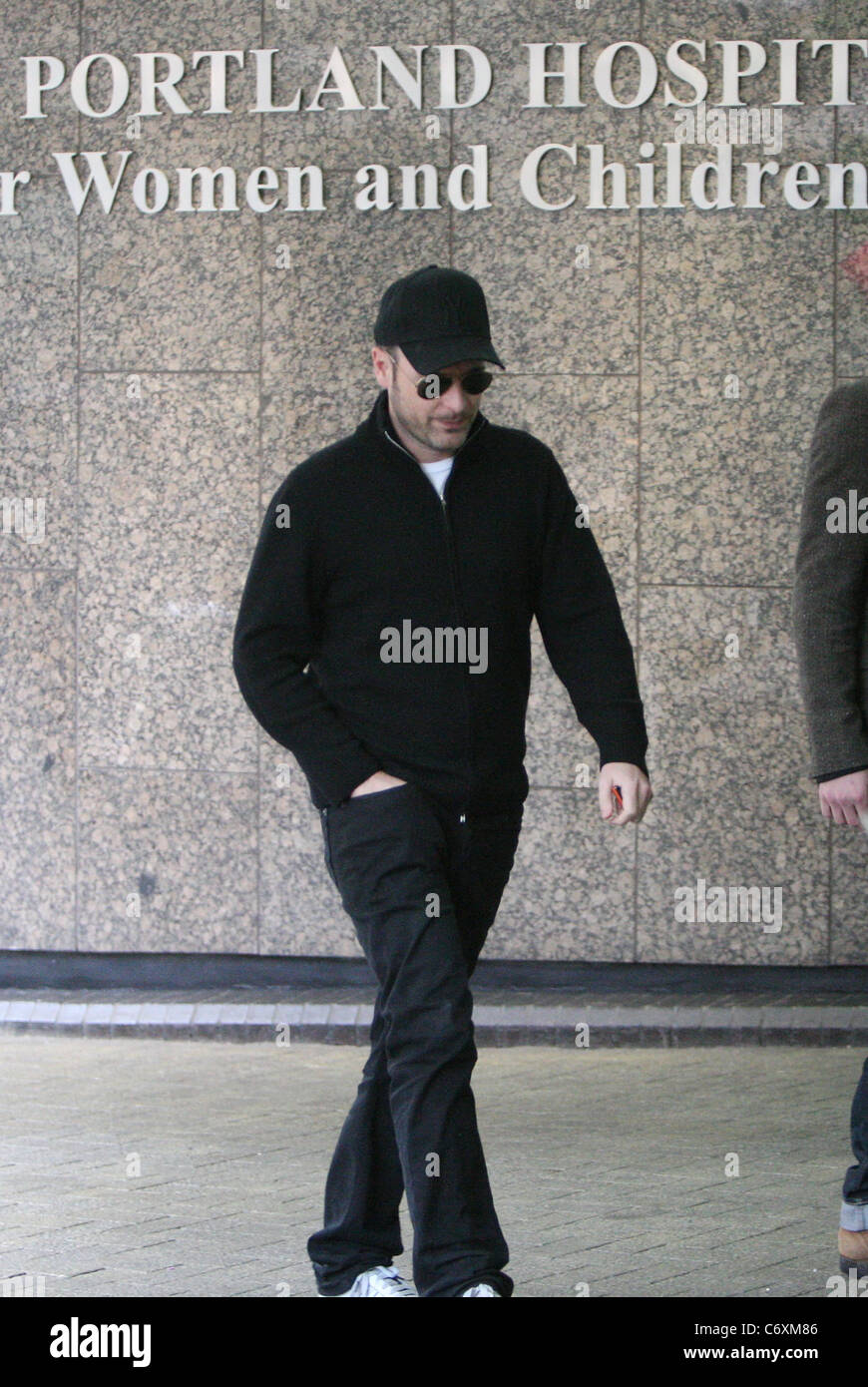 Matthew Vaughn arriving at the Portland hospital where his supermodel ...