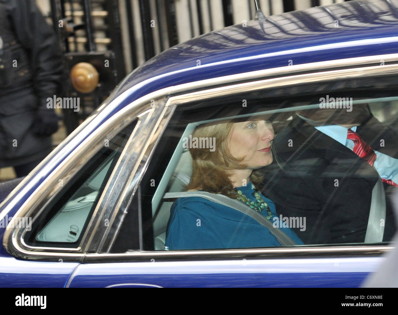 Gordon Brown, Sarah Brown with children John and Fraser leaving 10 ...