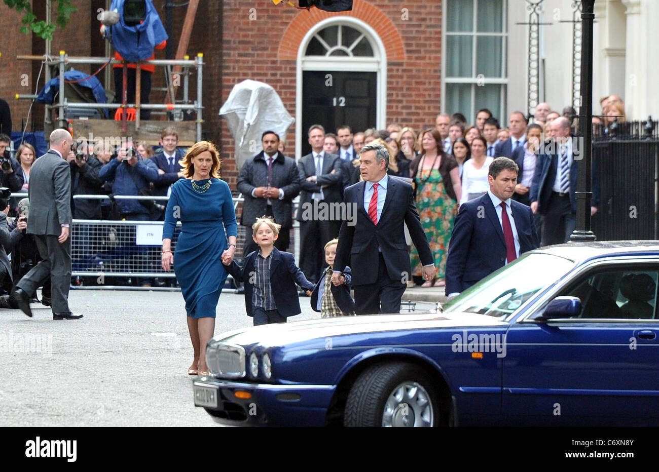 Gordon brown and sarah brown hi-res stock photography and images - Alamy