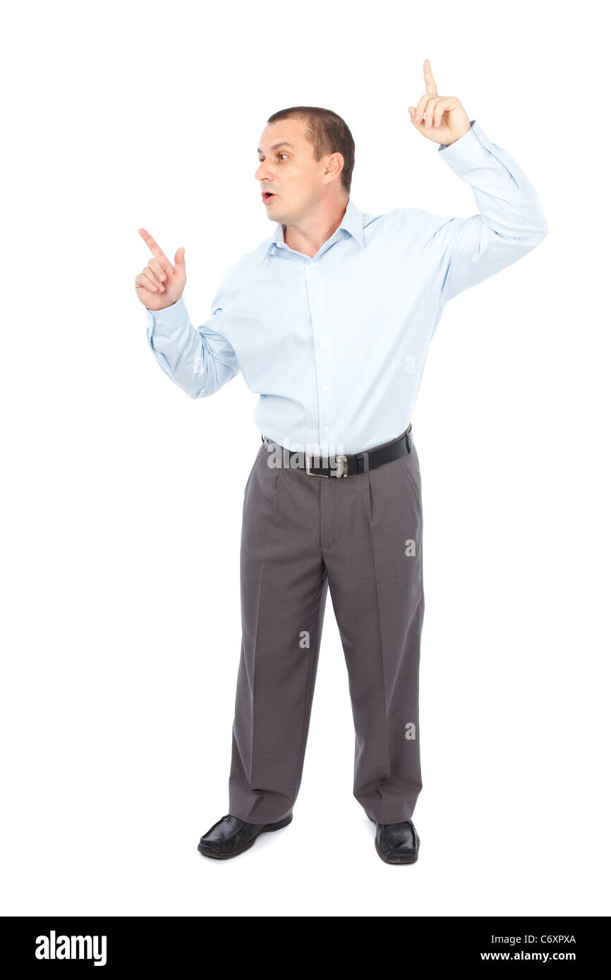 Explaining a product Cut Out Stock Images & Pictures - Alamy