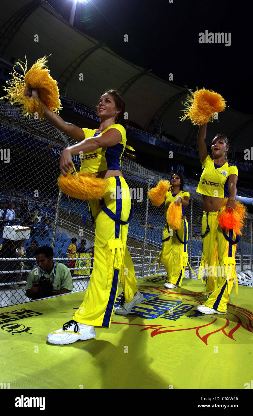 Chennai super kings cheer girls hi-res stock photography and images - Alamy