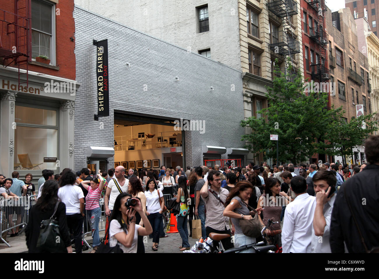 Atmosphere Shepard Fairey's 'May Day' exhibition opens at Deitch ...