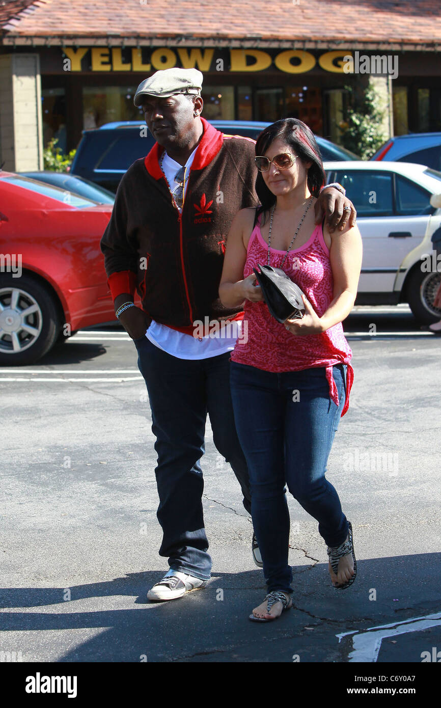 American Idol star Randy Jackson, 56, and his wife Erika Jackson stroll ...