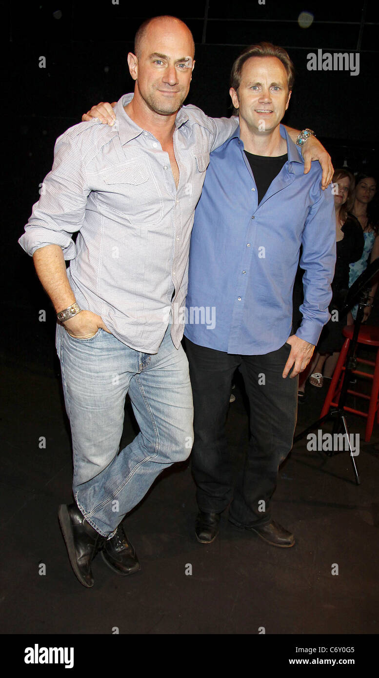 Christopher Meloni and Lee Tergesen at the reading of 'Godfather IV ...