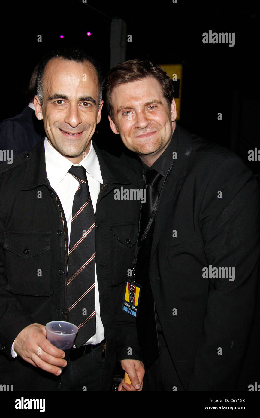 David Pittu and Eric Ostrow the 2010 Lucille Lortel Awards for ...