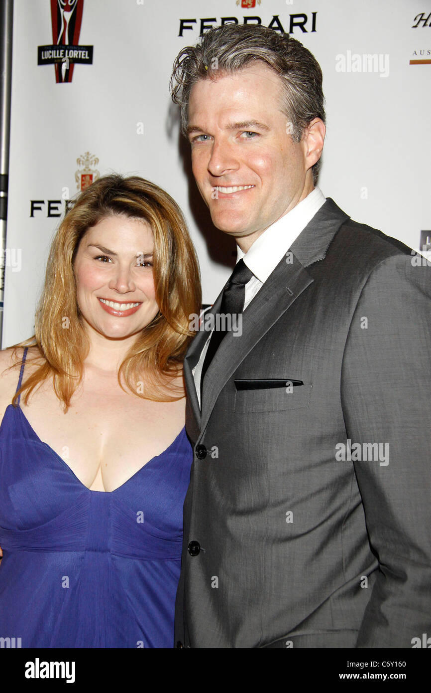 Heidi Blickenstaff and guest the 2010 Lucille Lortel Awards for ...