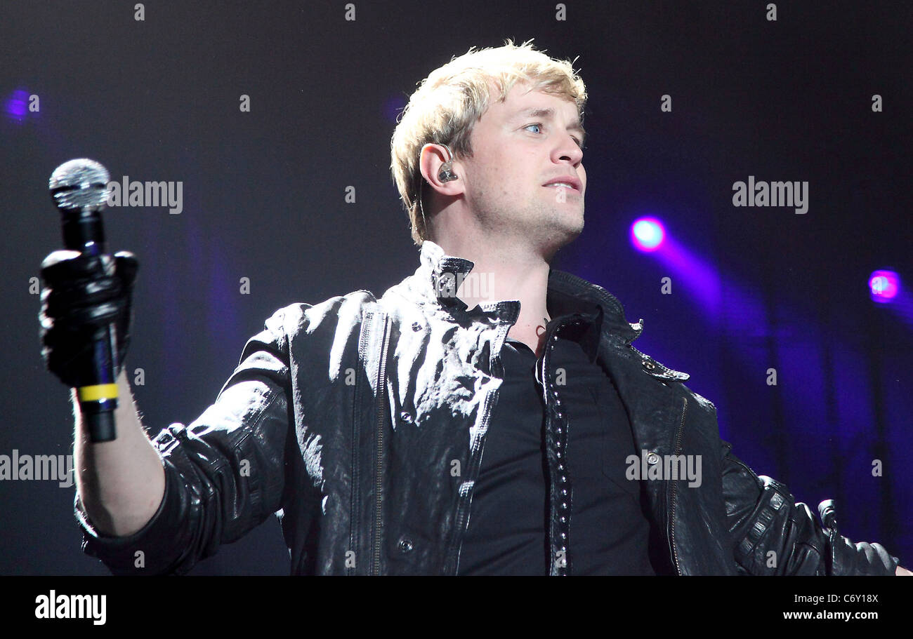 Kian Egan Westlife performing live at the Odyssey Arena Belfast ...