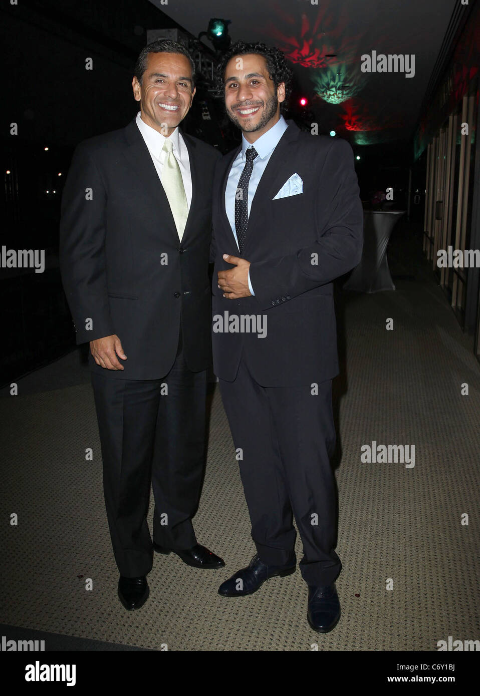 Los Angeles Mayor Antonio Villaraigosa, Gilbert Chagoury Fashion ...
