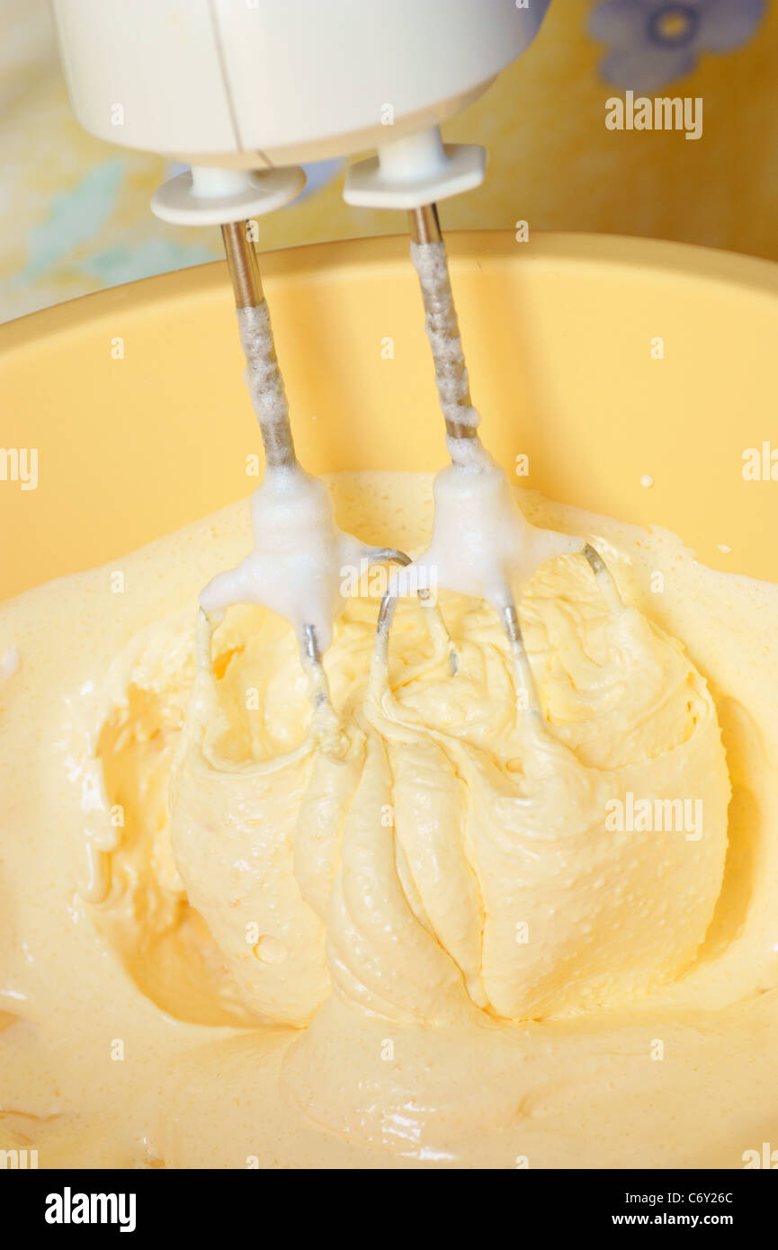 dough, make pastry, mixer Stock Photo - Alamy