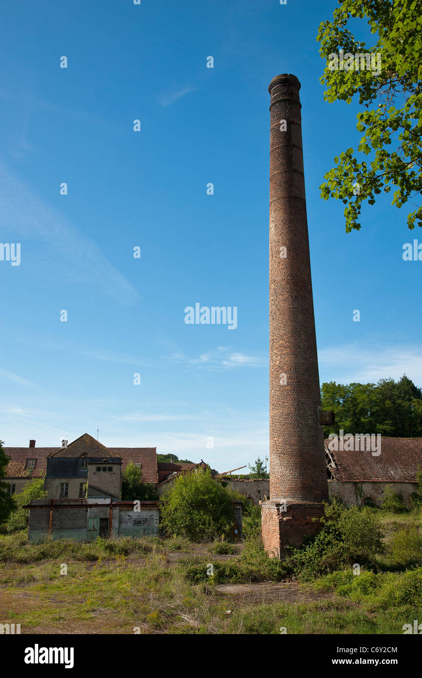 Disused factory, France Stock Photo - Alamy