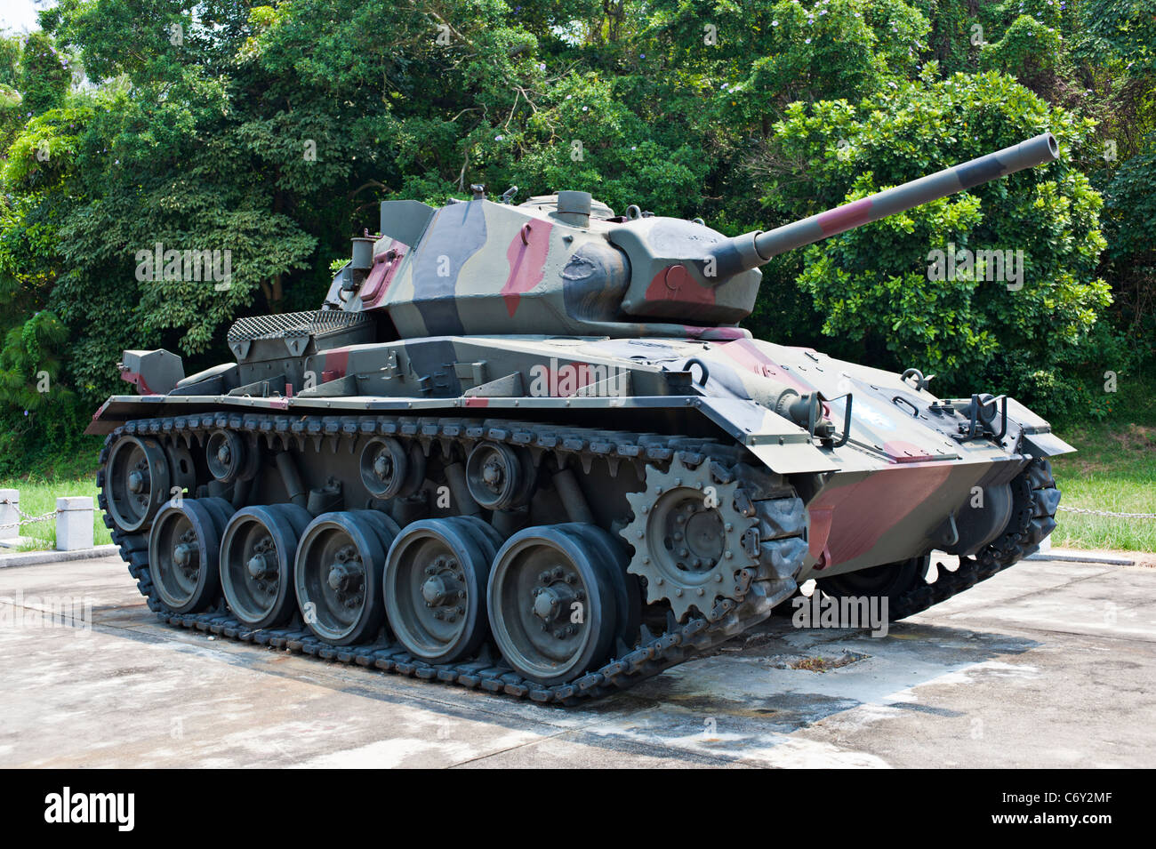 M-24 Light Tank, Kinmen National Park, 823 Artillery Battle War Museum ...