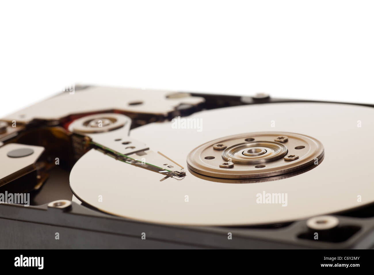 storage computer hard drive isolated white background Stock Photo - Alamy