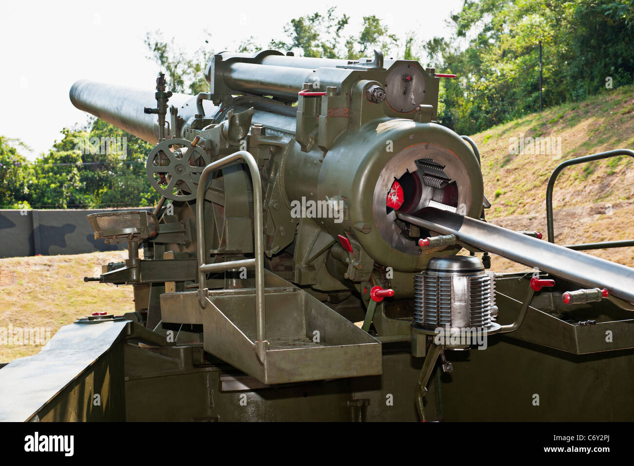 M1 240 mm Howitzer Cannon, Black Dragon, during a military drill ...