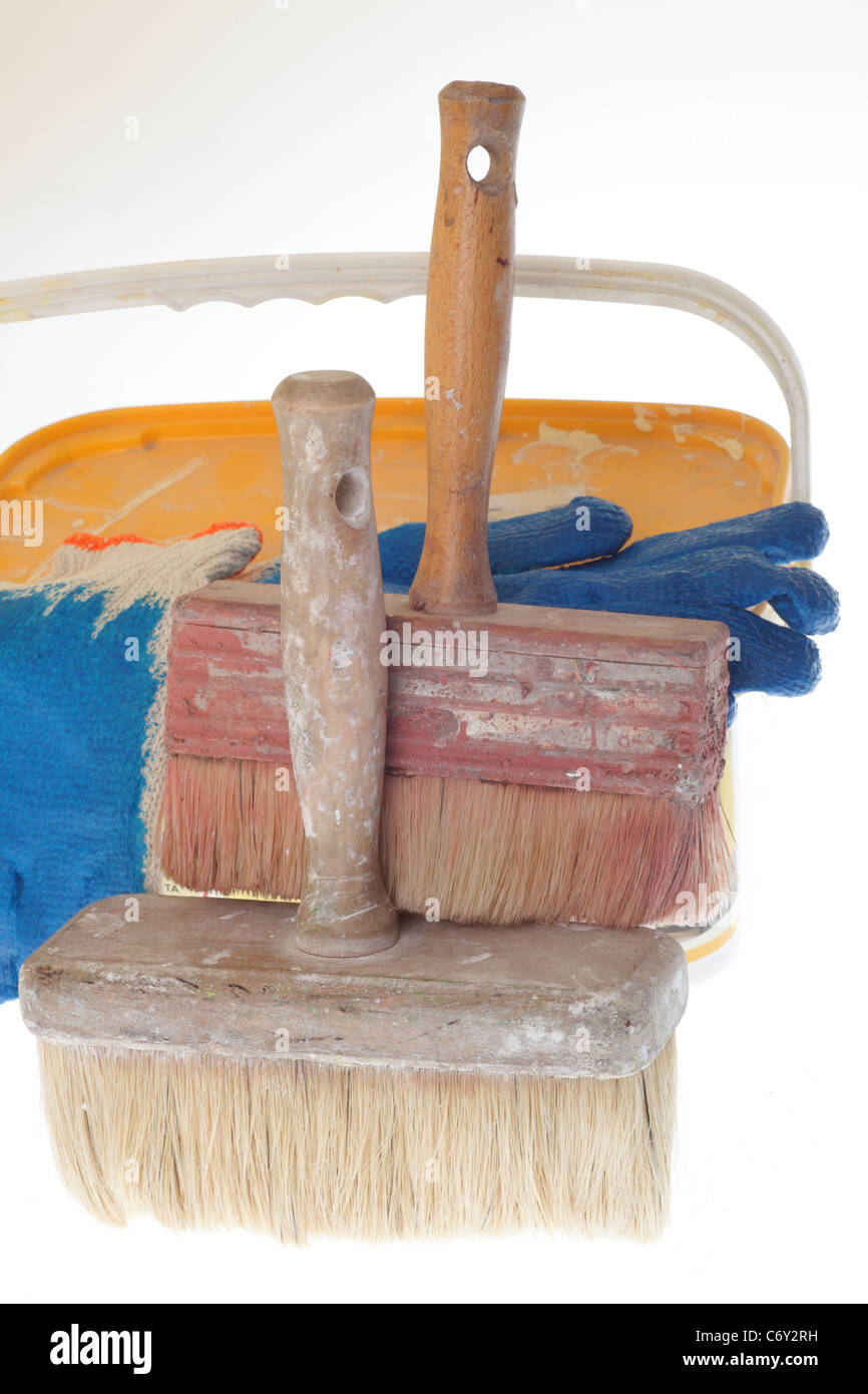 paintbrush isolated on white background Stock Photo - Alamy