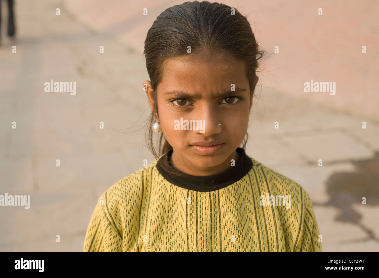 A young girl of Varanasi, India in Uttar Pradesh state Stock Photo - Alamy
