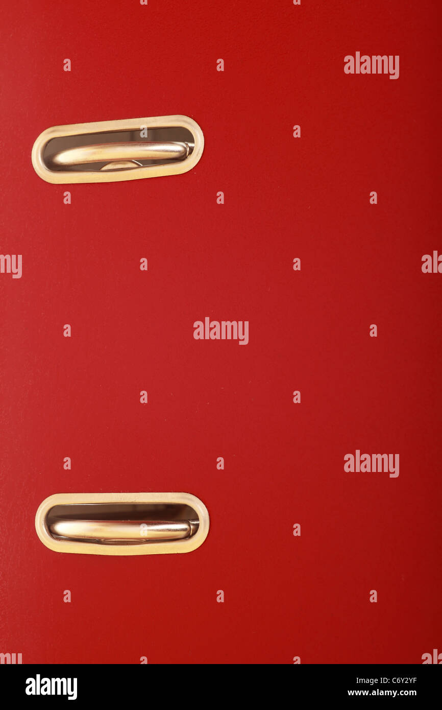 office folders red binder background Stock Photo - Alamy