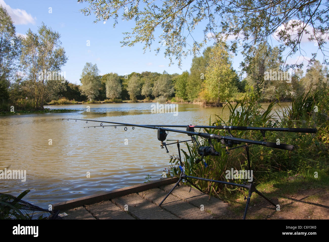 Fishing rod stand hi-res stock photography and images - Alamy