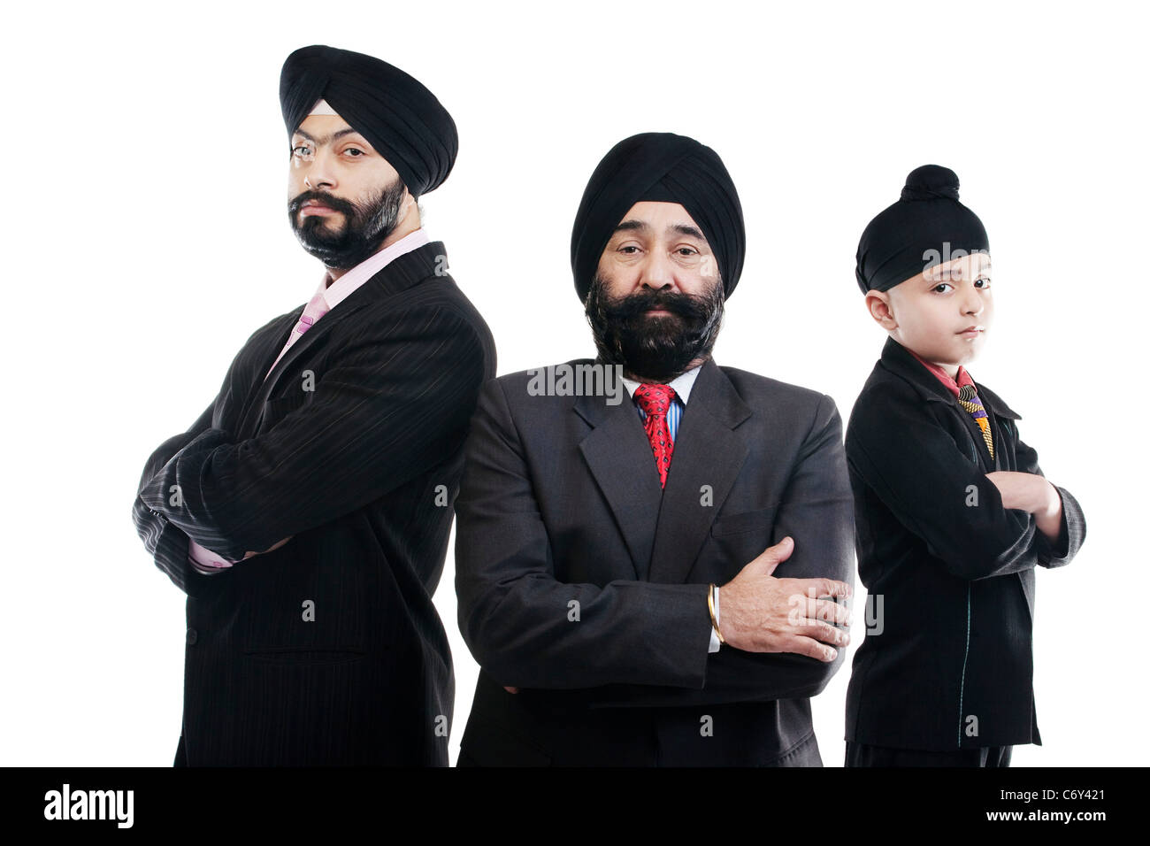 Indian family grandparents sikh hi-res stock photography and images - Alamy