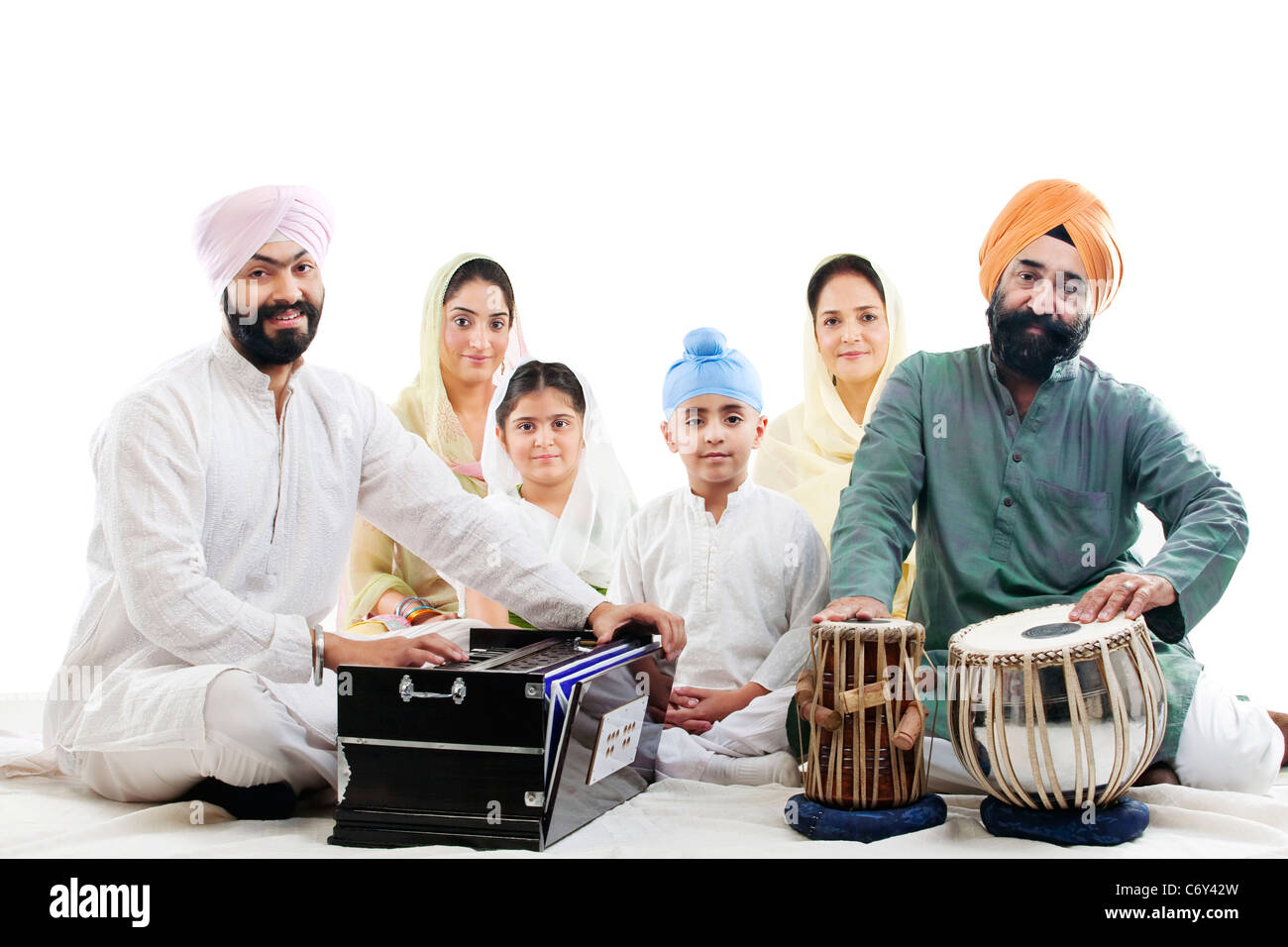 Portrait Sikh Family High Resolution Stock Photography and Images - Alamy