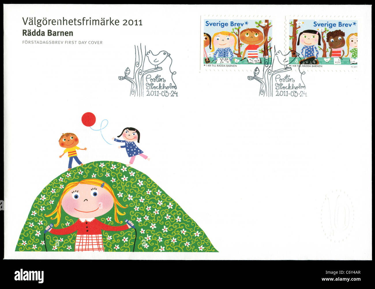 Children Stamps High Resolution Stock Photography and Images - Alamy