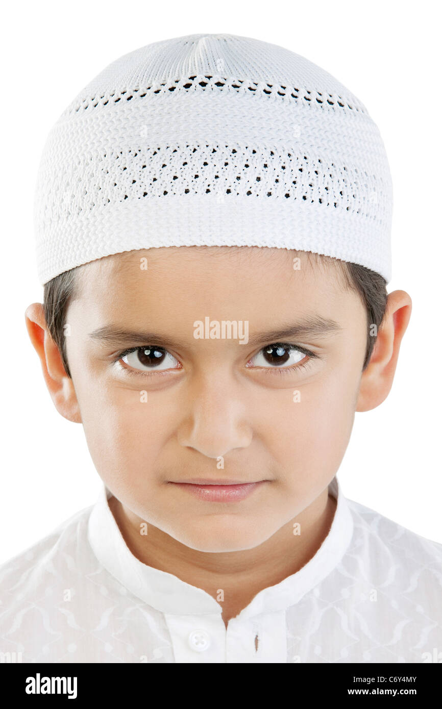 Portrait of a Muslim boy Stock Photo - Alamy