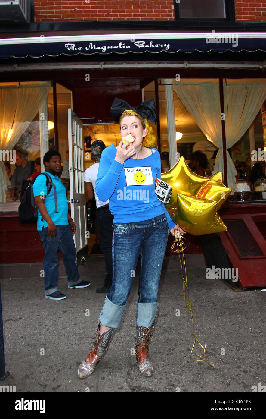 Brig Van Osten from the Bravo reality TV show "Shear Genius" enjoys a ...
