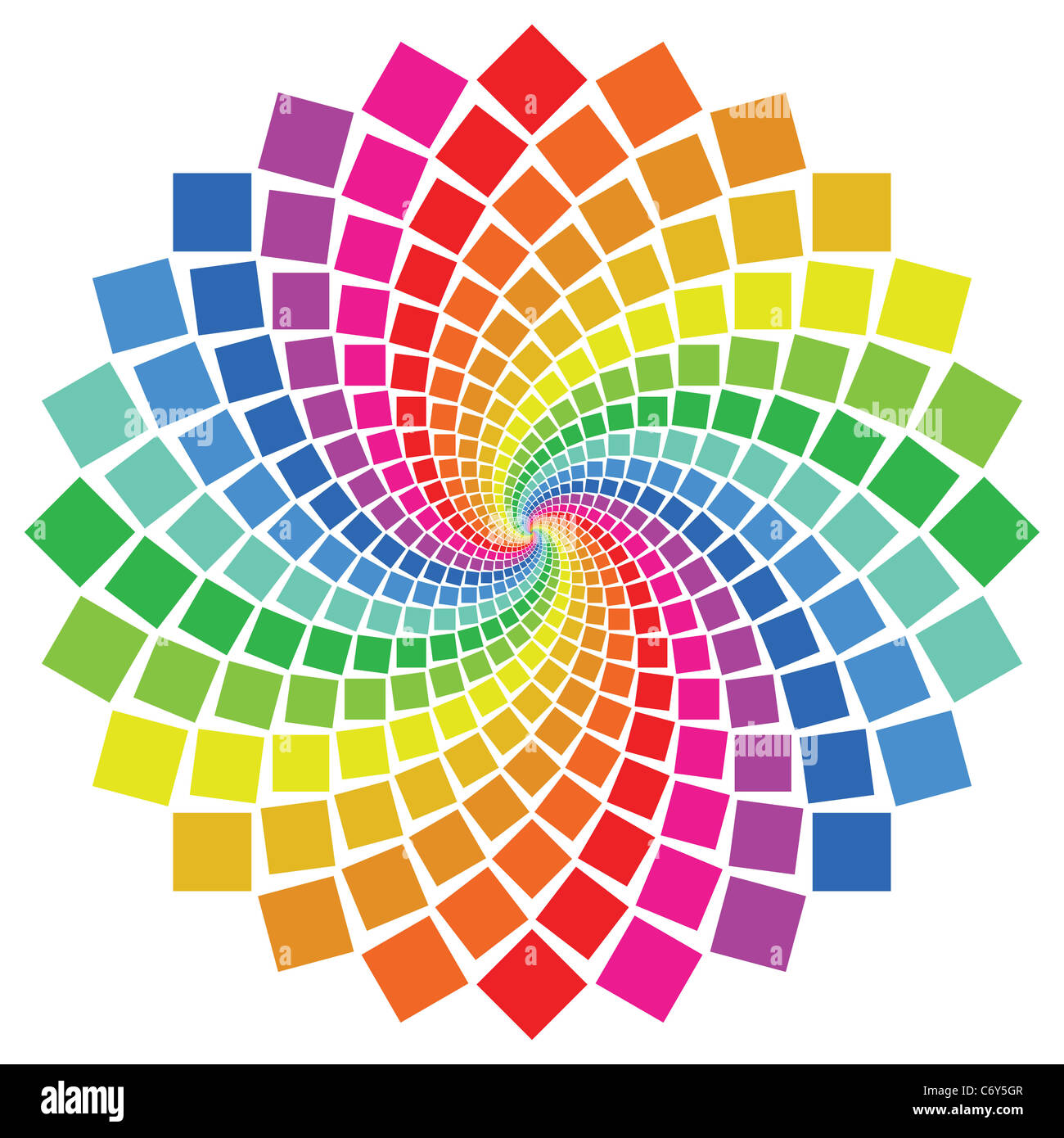 circular pattern on white background Stock Photo - Alamy