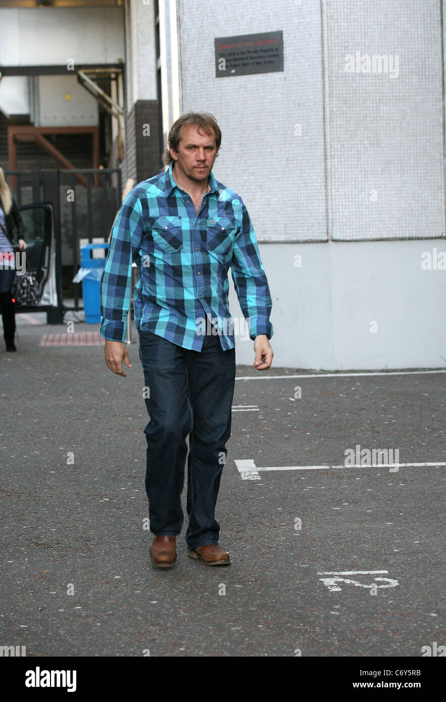 Dean Andrews outside the ITV studios London, England - 08.04.10 Stock ...