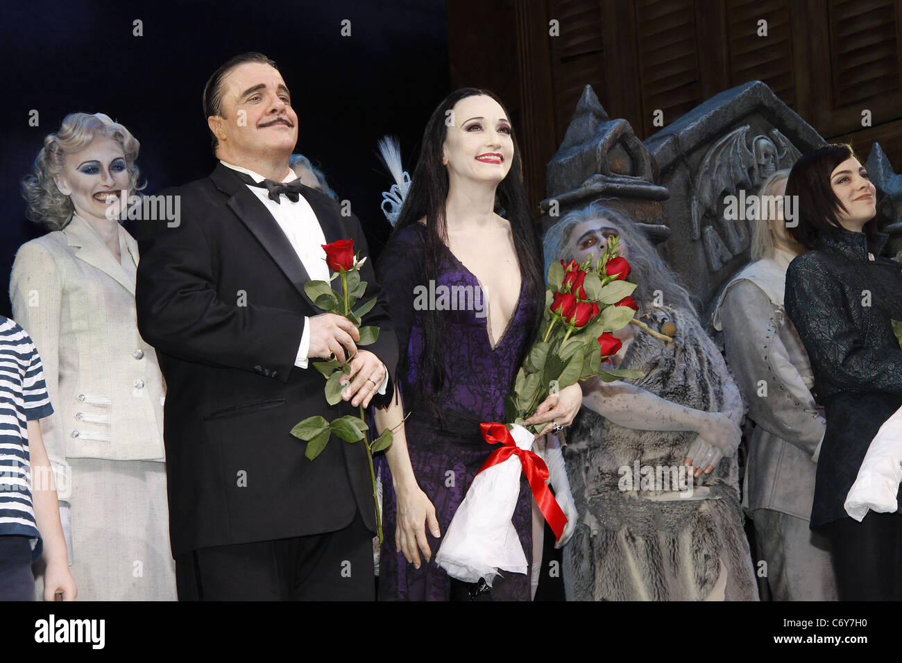 Bebe neuwirth addams family hi-res stock photography and images - Alamy