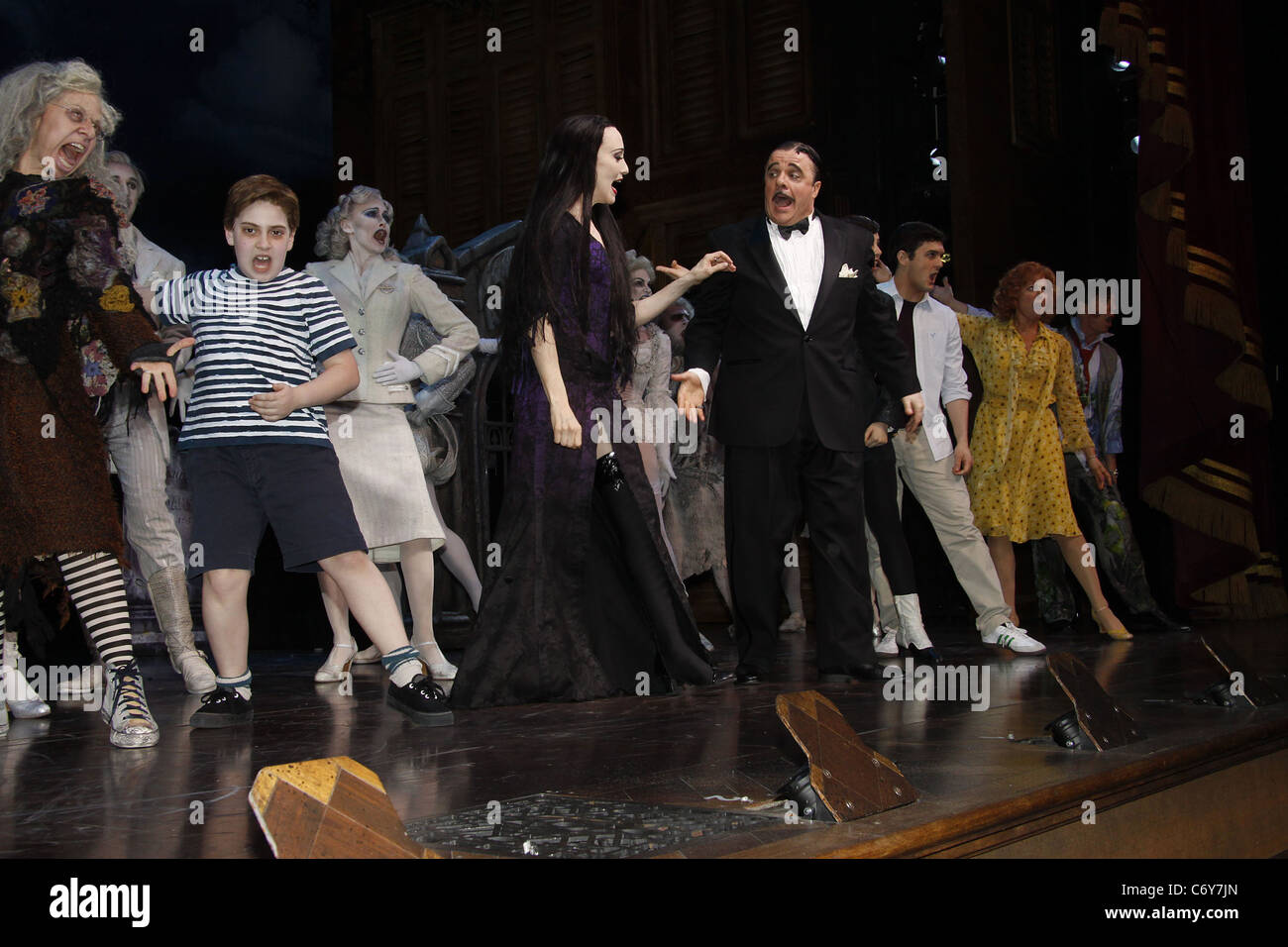 Jackie Hoffman, Adam Riegler, Bebe Neuwirth, Nathan Lane, Krysta ...