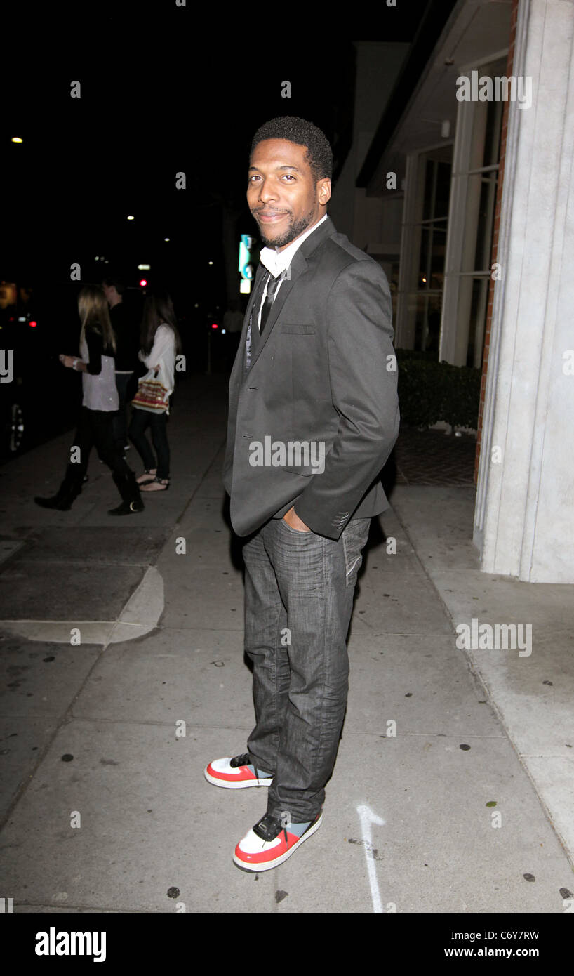Actor jocko sims leaving mr chow restaurant beverly hills hi-res stock ...
