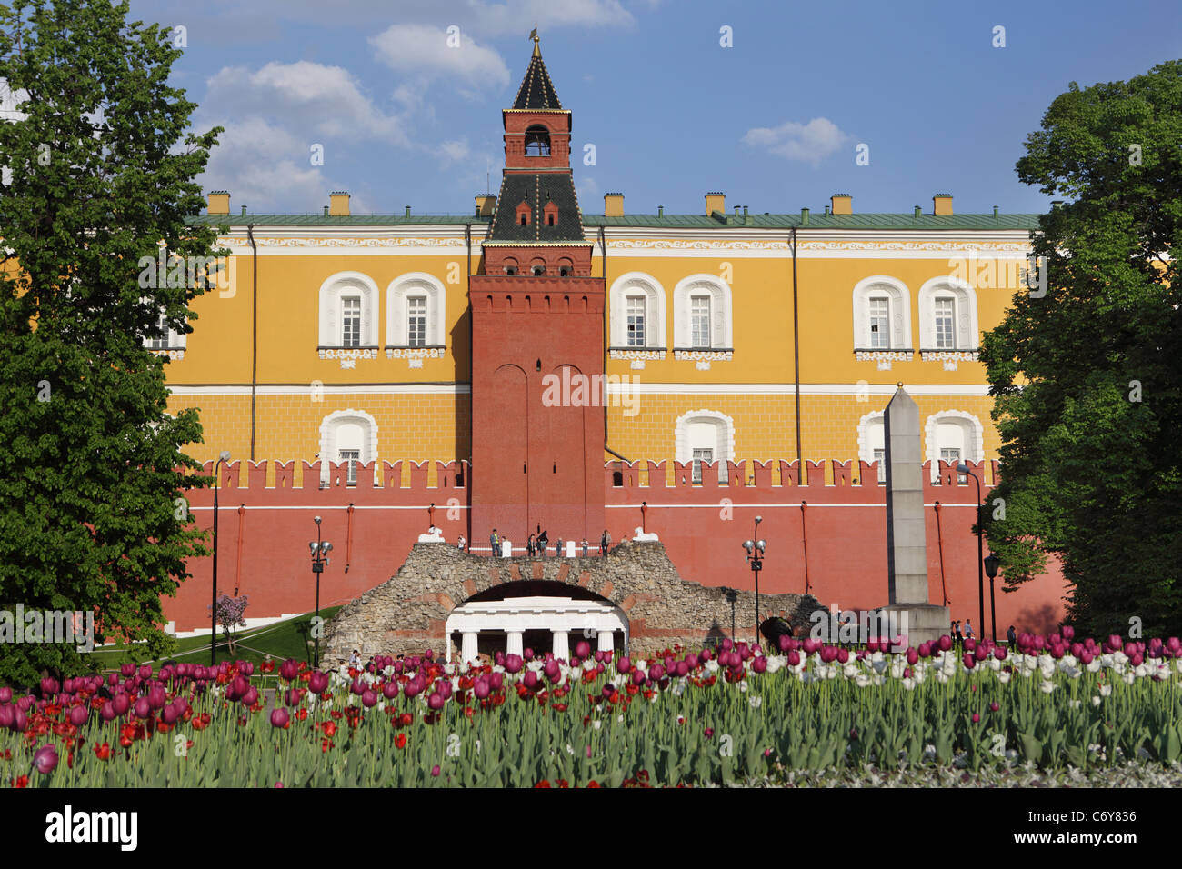 Alexander Garden in Moscow, Russia Stock Photo - Alamy