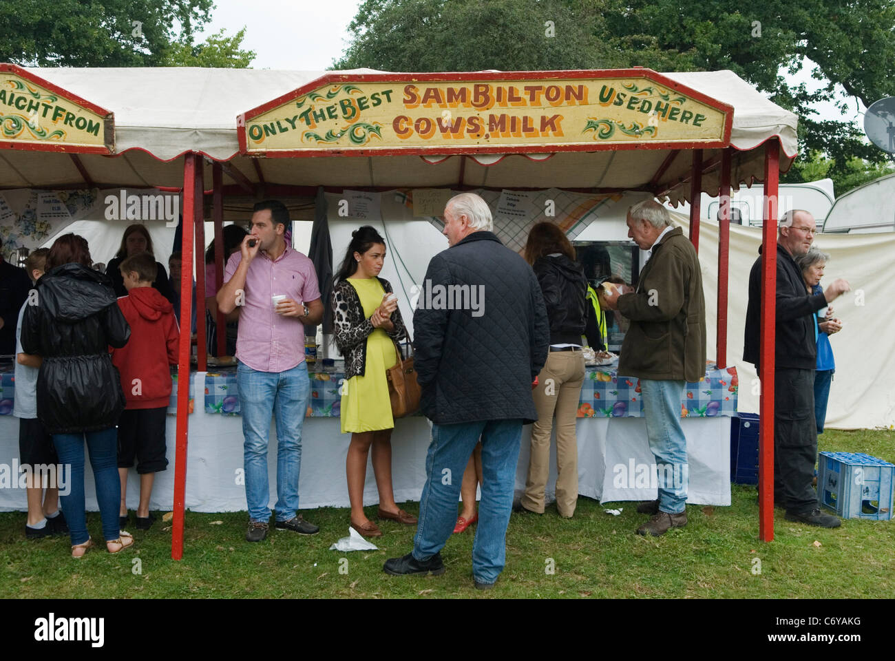 Barnet Gypsy Horse Fair, Sam Bilton tea stall old fashioned sign ...