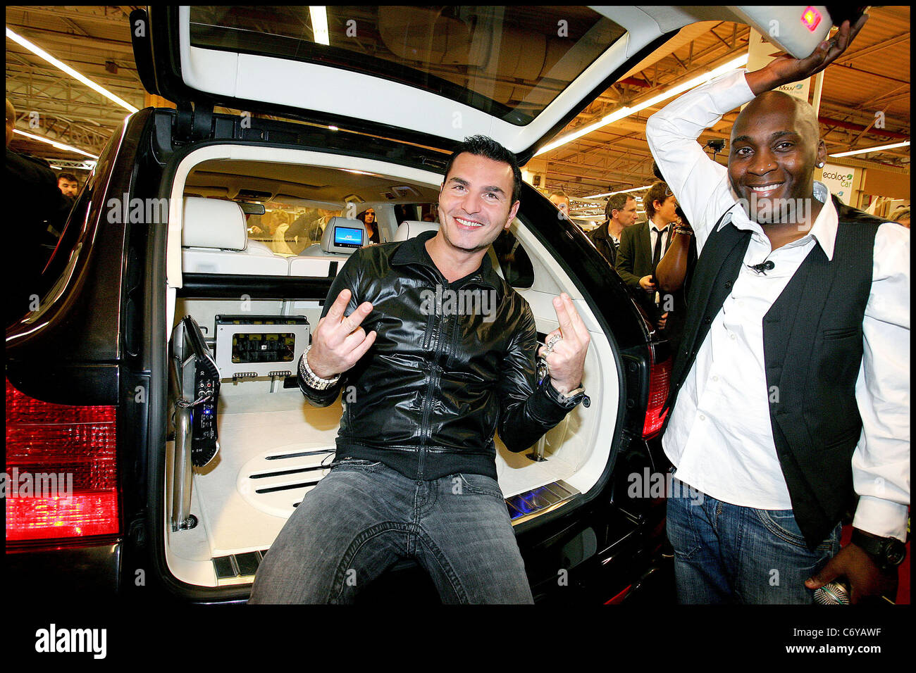 DJ David Vendetta in his Porsche Cayenne designed by creator, Patrice ...