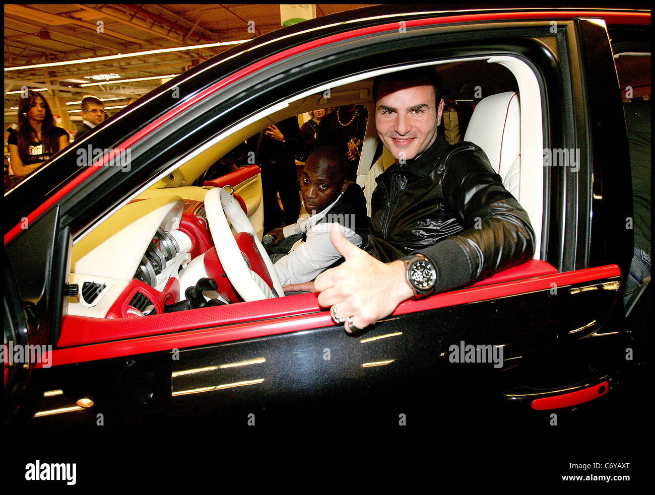 DJ David Vendetta in his Porsche Cayenne designed by creator, Patrice ...