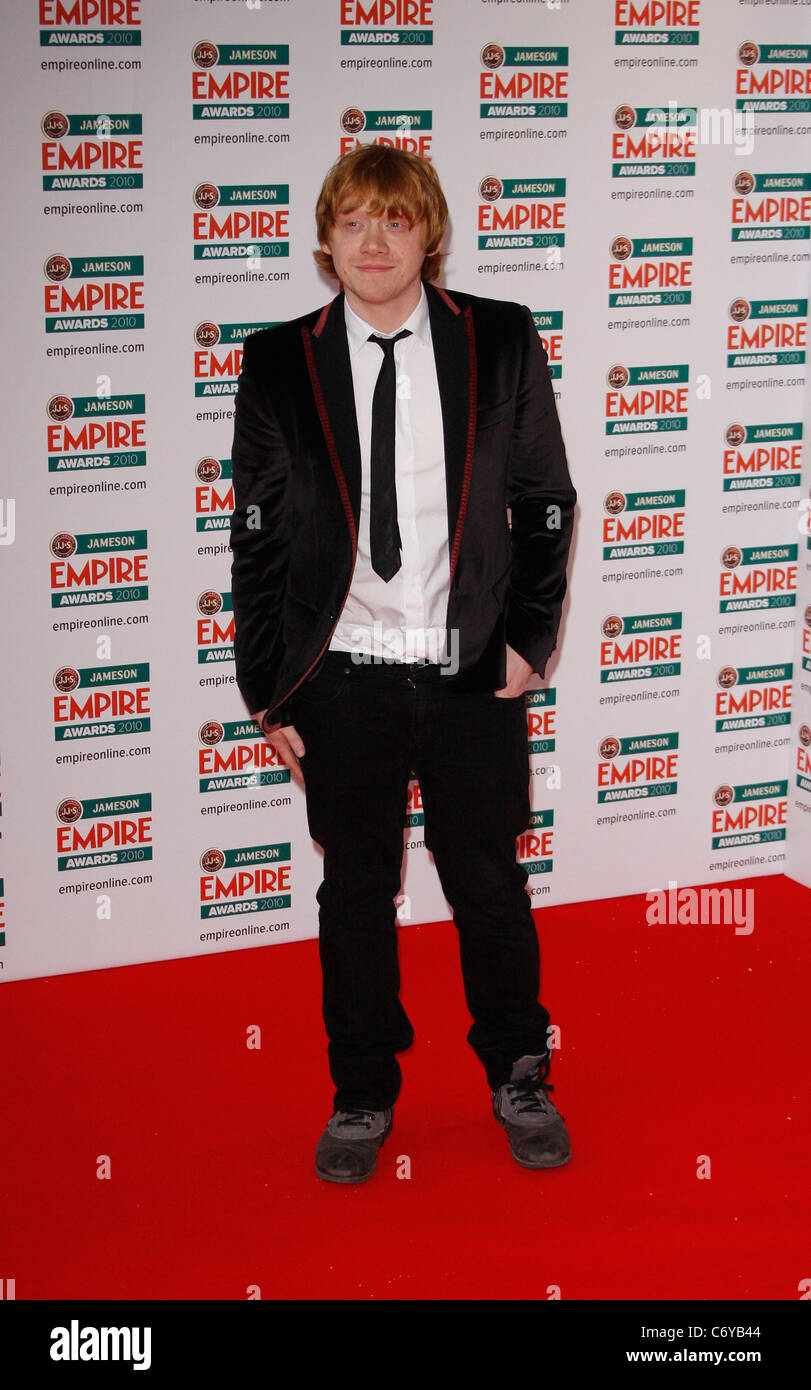 Rupert Grint Jameson Empire Film Awards held at the Grosvenor House ...